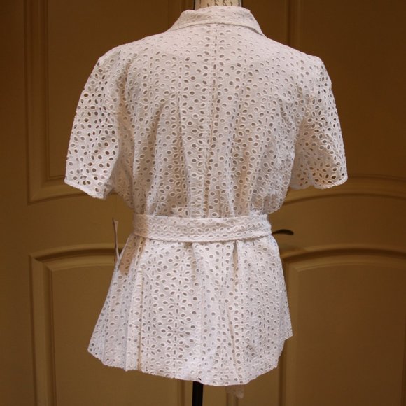 JM Collection | Tops | White Fancy Top | Poshmark